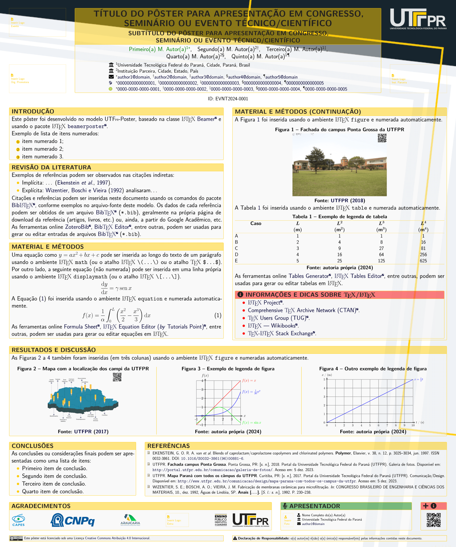 [Federal University of Technology — Paraná] UTFPR-Poster - TeXPage